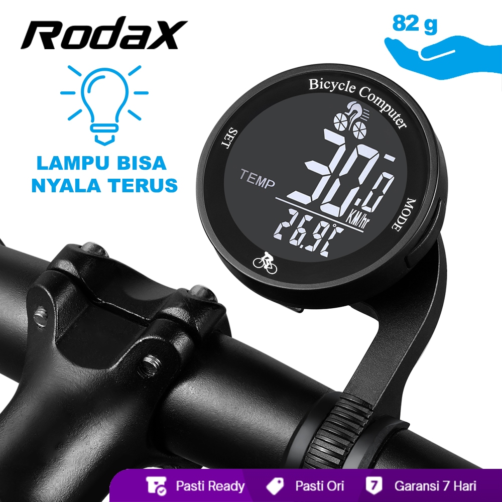 Jual RodaX Pro Wireless Speedometer Sepeda Waterproof LCD Positivenya ...