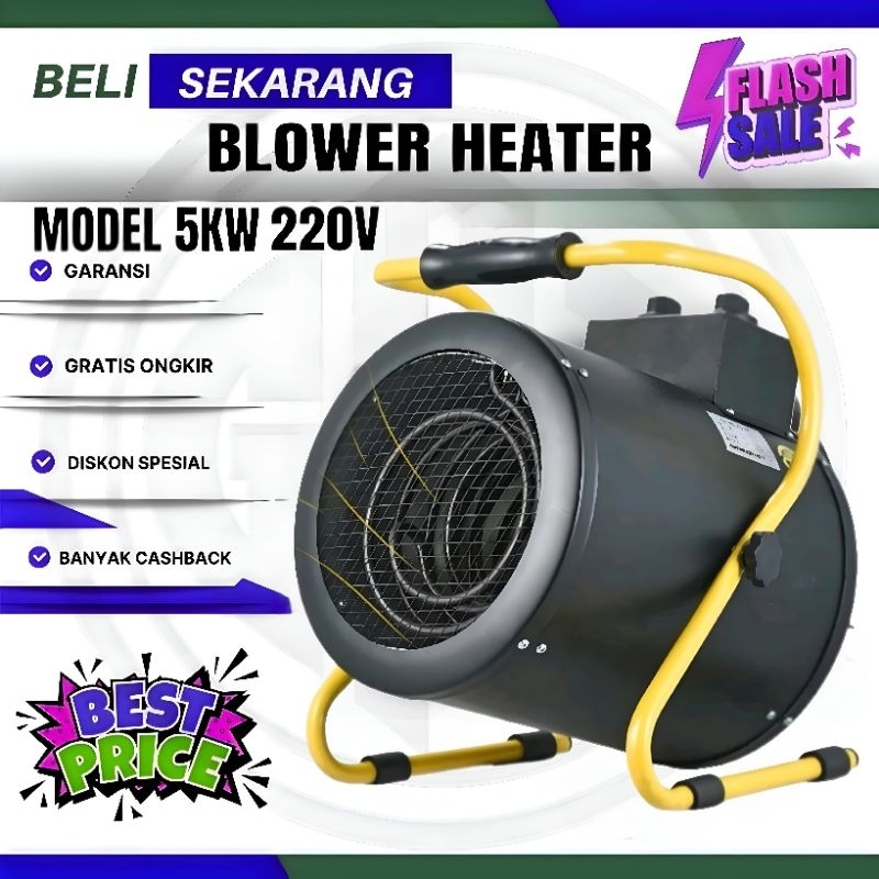 Jual Blower pemanas ruangan heater 5kw Blower Pemanas ayam 5kw 220V ...