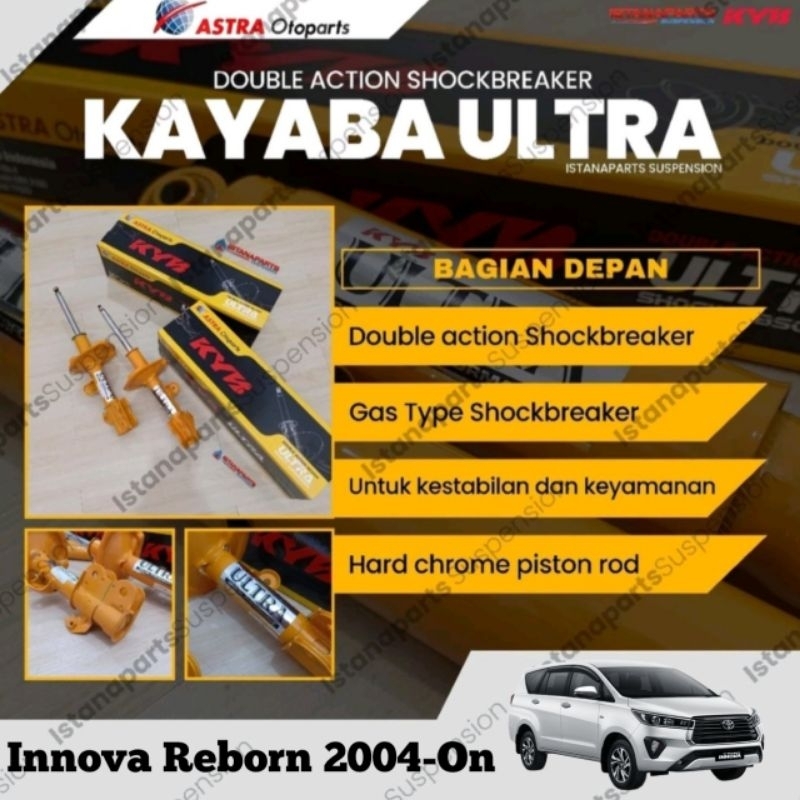 Jual PAKET Shockbreaker Merk KYB Kayaba Ultra Kijang Innova / Reborn Th 04-22 Depan Belakang ...