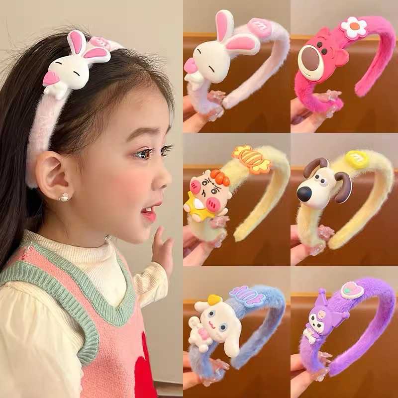 Jual [LULU] BANDO KOREA LUCU KARAKTER CINNAMOROLL KUROMI RABBIT / BANDO ...