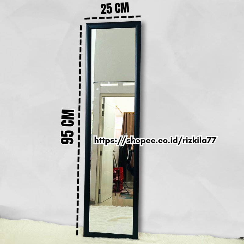 Jual Kaca Cermin Tempel Rias Aesthetic Dinding 25 x 95 CM Kaca Kamar ...