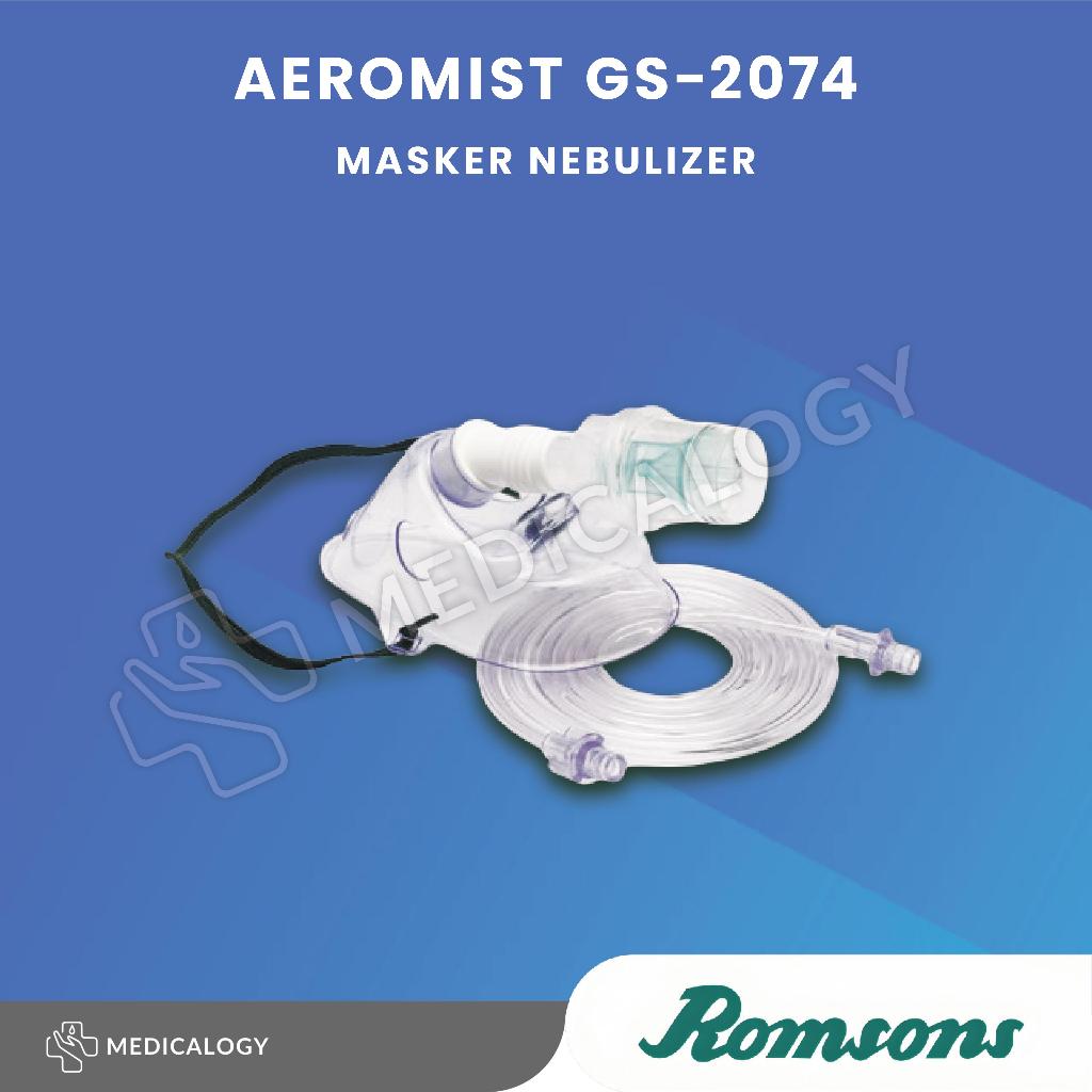 Jual Aeromist Nebulizer Mask GS-2074 Romsons | Shopee Indonesia