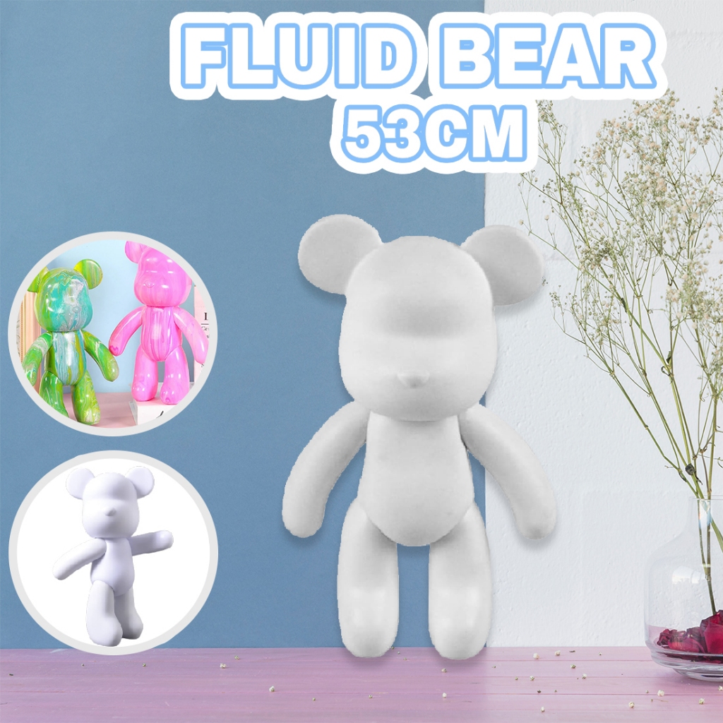 Jual JUMBO Patung DIY Fluid Bear Brick/ Mainan Melukis Patung/ Patung ...