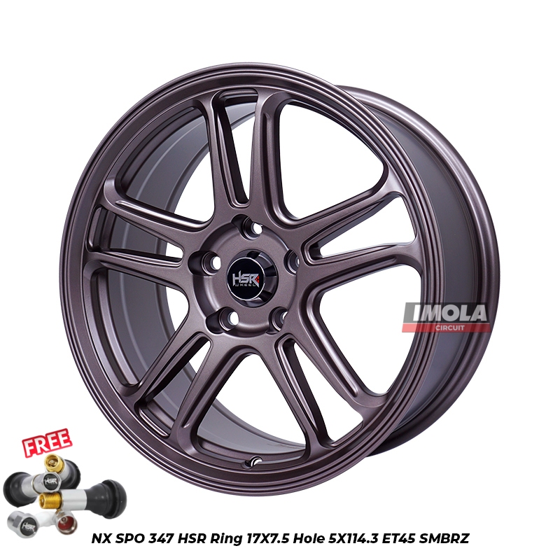 Jual Velg HRV Xpander Innova Ertiga Ring 17 Velg Mobil HSR NX SPO 347 R17 PCD 5X114,3 Bronze ...