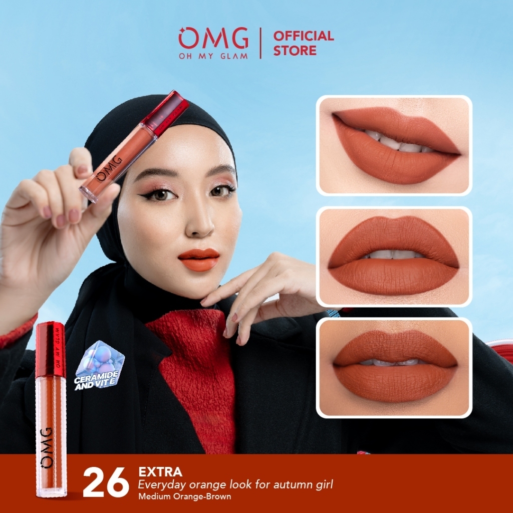 Jual OMG OH MY GLAM Mattelast Lip Cream Murah (27 Shade) (2.9 g - Lip Cream Matte Dengan Warna ...