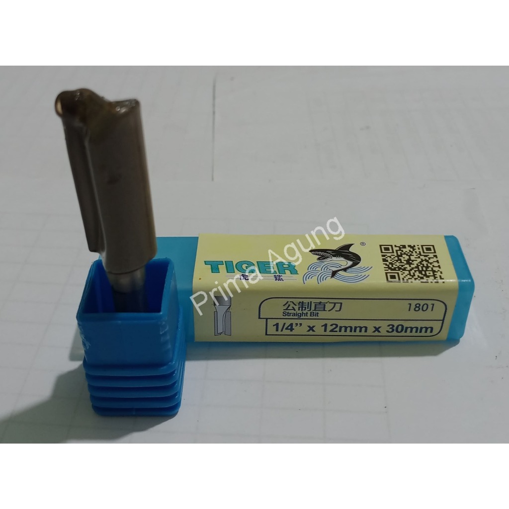 Jual Mata Router kayu straight bit mata profil lurus 1/4" dan 1/2 ...