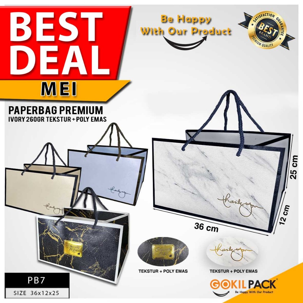 Jual Paper Bag Jumbo - Goodie Bag Souvenir - Tas Kantong Besar - PB7 ...