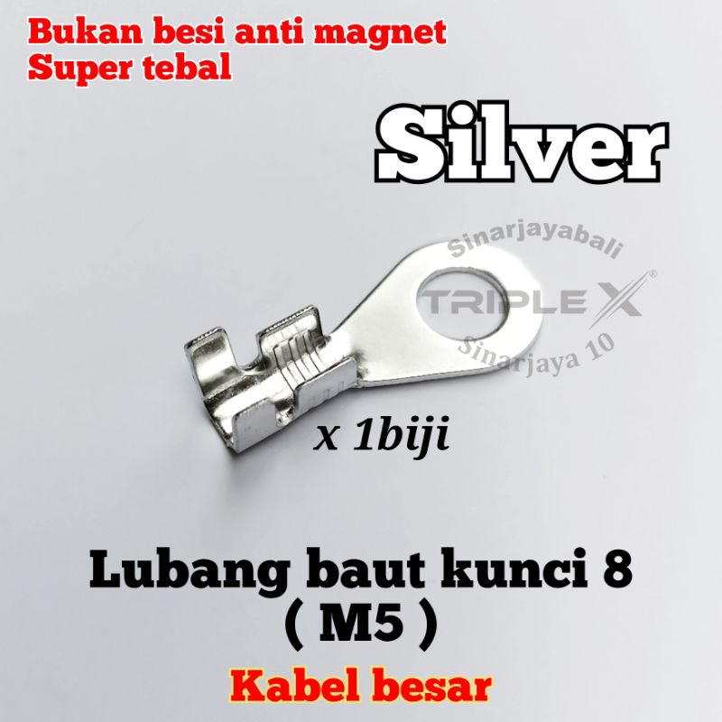Jual skun bulat pipih sekun gepeng terminal o lubang 8 10 12 terminal ...
