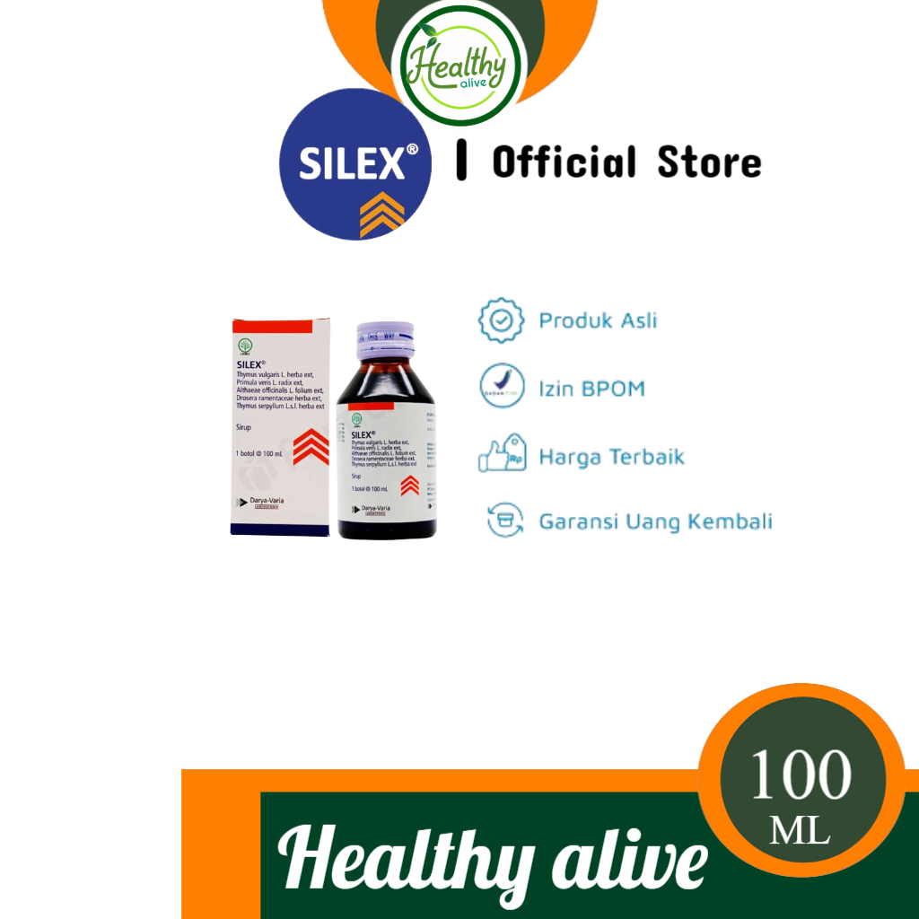 Jual SILEX Syrup 100 ML - Obat Batuk Sirup Herbal Sylex | Shopee Indonesia