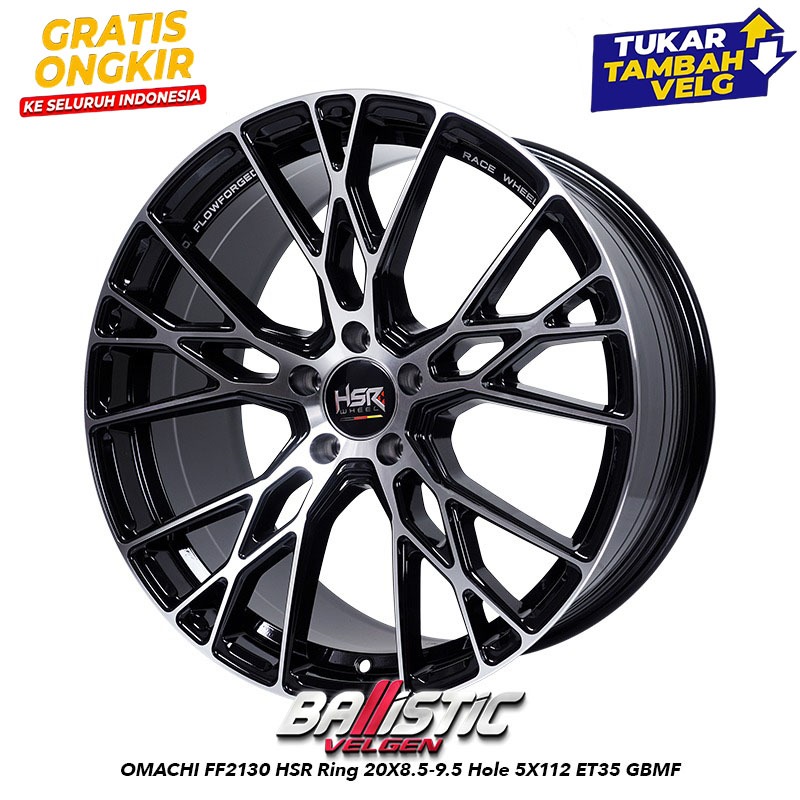 Jual Velg Racing Mobil Mercy, VW, Audi DLL Ring 20 Lebar Belang Lubang ...