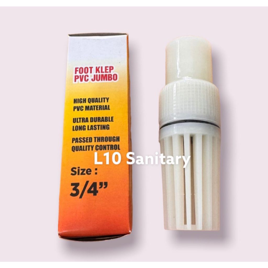 Jual Foot Klep JUMBO 1/2" 3/4" Inch/ Foot Klep BESAR JUMBO 1/2" 3/4 ...