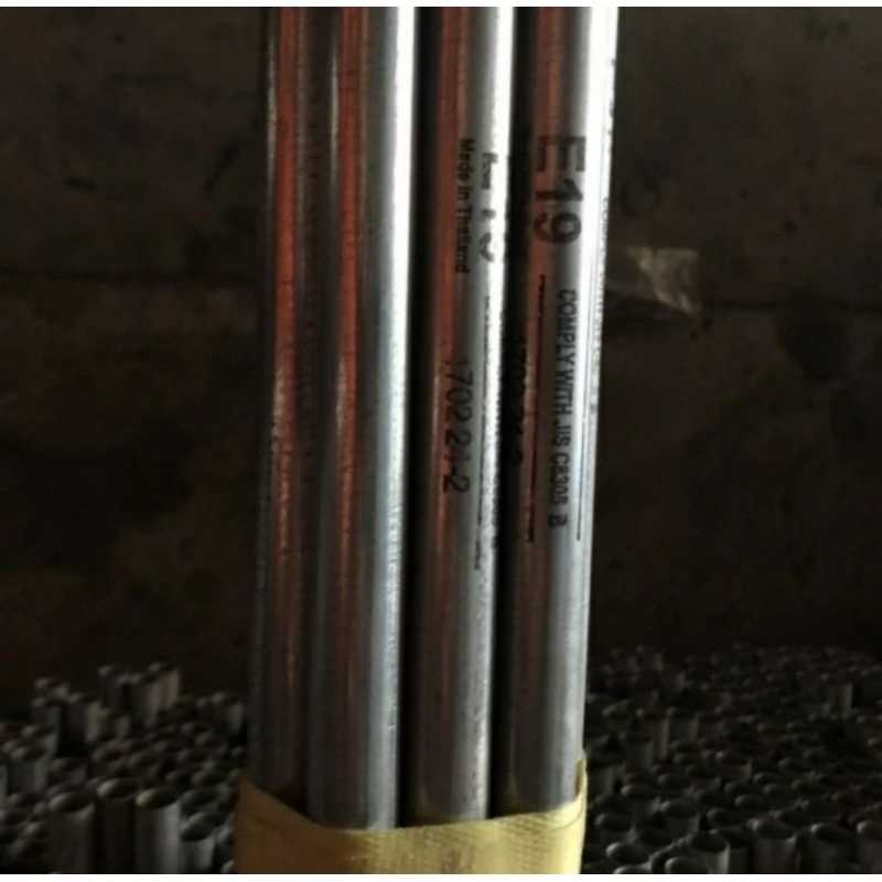 Jual Pipa Conduit E19 Panasonic 1/2inch E-19 Pipa Besi 1/2 inch / 3/4 inch Panjang 3.66meter ...