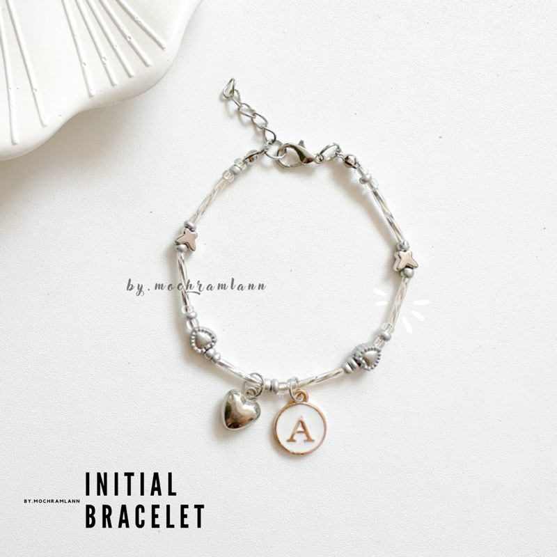 Jual Sparkling Initial Bracelet | Bisa Pilih Huruf | Gelang Inisial ...