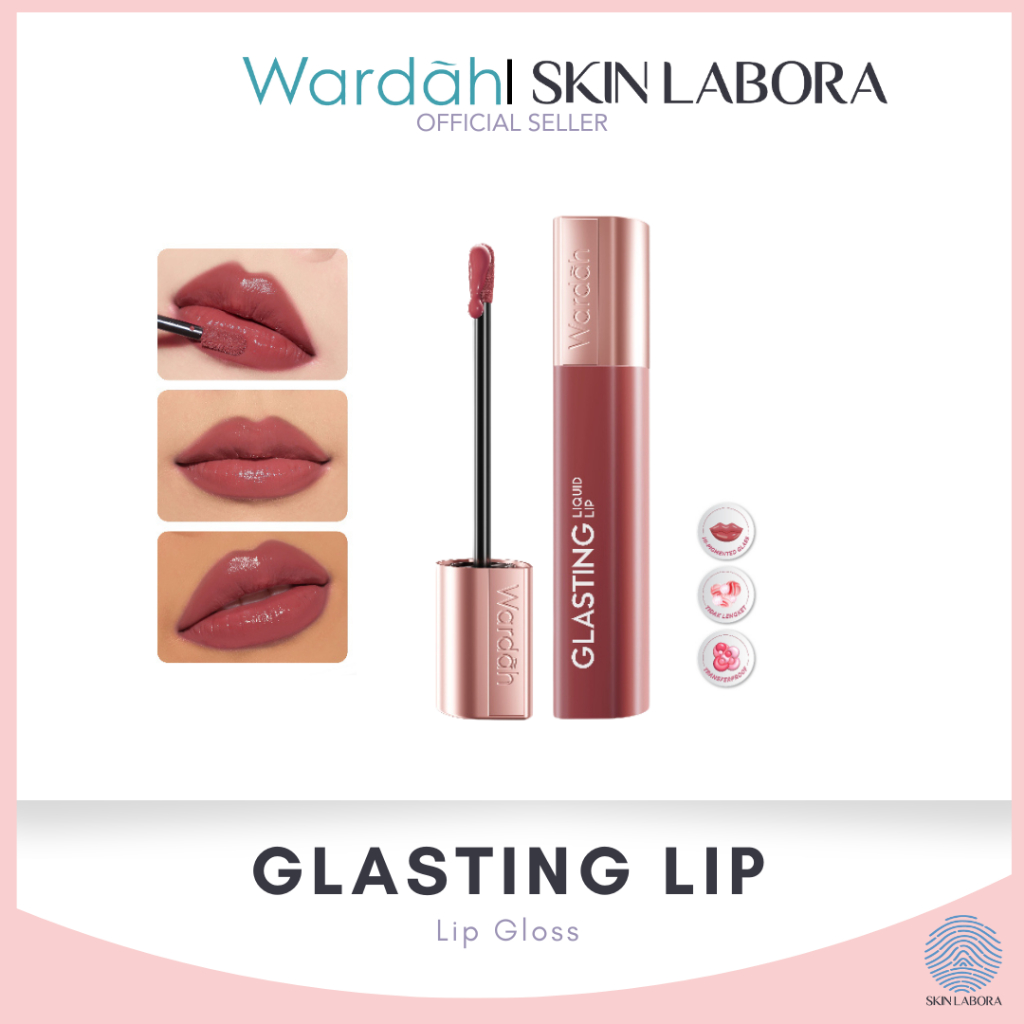 Jual WARDAH - Glasting Liquid Lip 3.5 gr | Shopee Indonesia