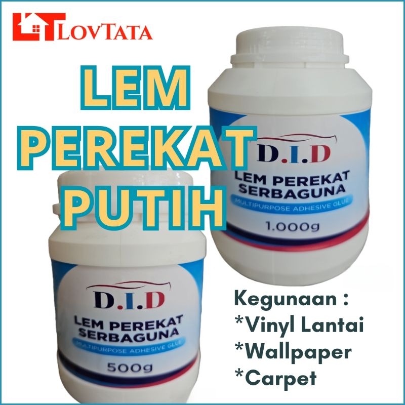Jual LT-Lem Putih Perekat Vinyl Lem Serbaguna Untuk Karpet Lantai Vinil ...