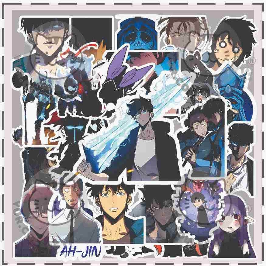 Jual (30 PCS) Sticker Anime/ Sticker Solo Leveling/ Solo Leveling ...