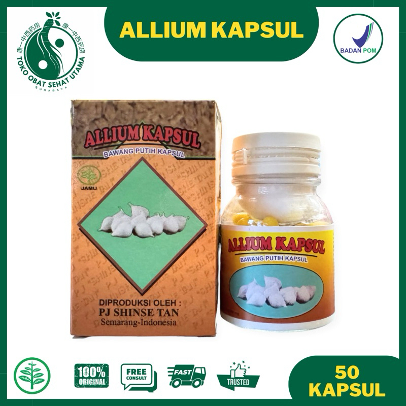 Jual ALLIUM KAPSUL / Ekstrak Bawang Putih Kapsul / Mengurangi Lemak ...