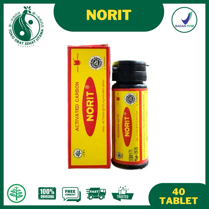 Jual NORIT KARBON AKTIF / Meredakan Diare, Mencret / Activated Carbon ...