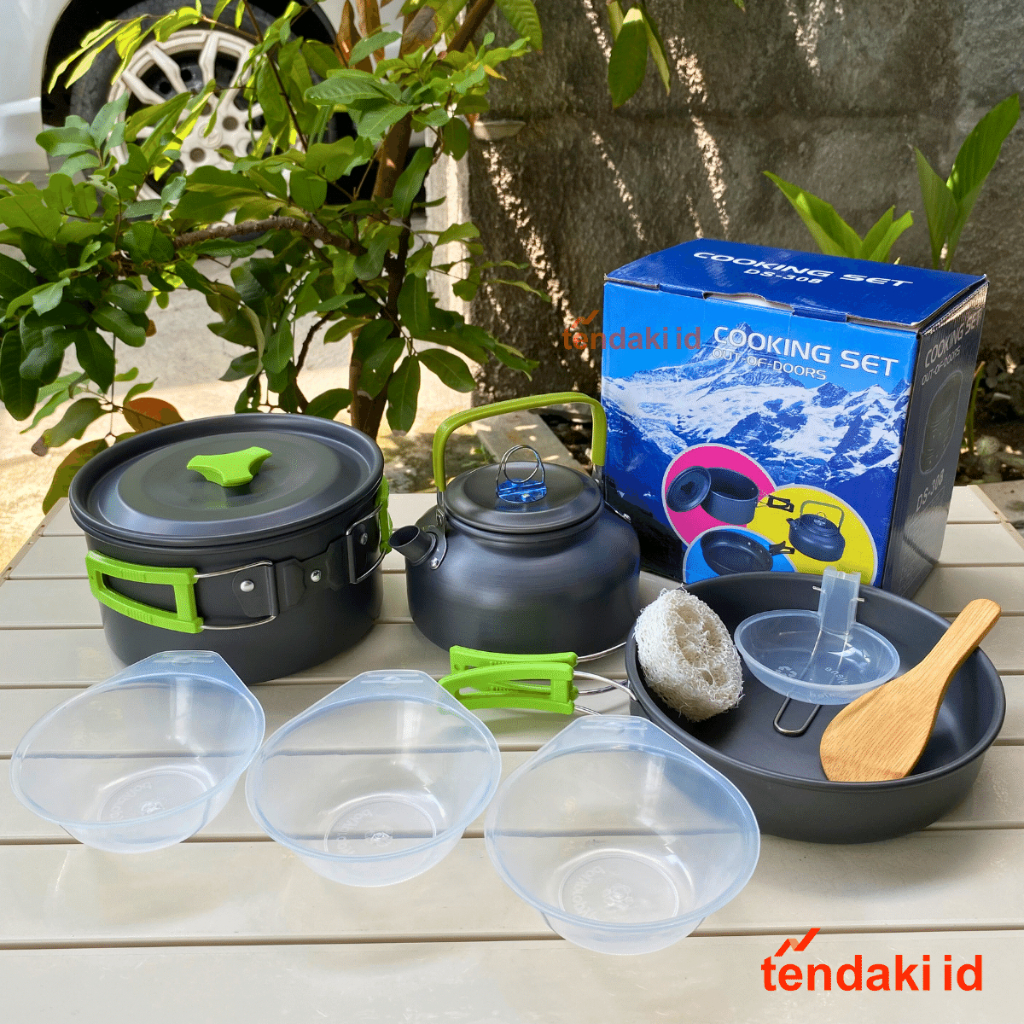 Jual TENDAKI ID | COOKING SET TC 311 Alat Masak Camping Nesting Set Alat Masak Kompor Kamping ...