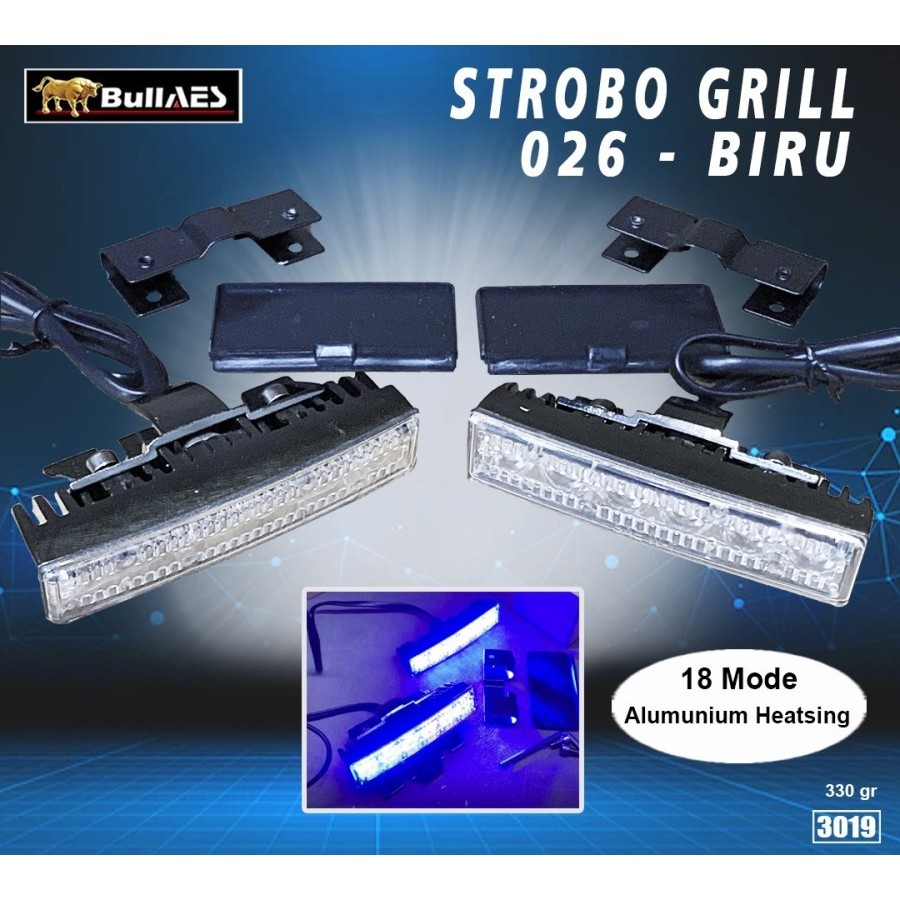 Jual Lampu Strobo Grill 026 6 LED Super Ion Led li | Shopee Indonesia