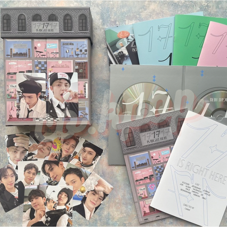 Jual [READY SHARING] SEVENTEEN BEST ALBUM '17 IS RIGHT HERE' HEAR VER PHOTOBOOK + PHOTOCARD ...