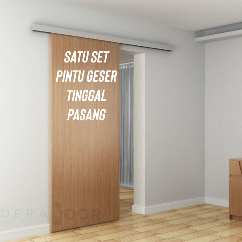 Jual Satu Set Pintu Sleding Minimalis Modern Pintu Geser Kamar ...