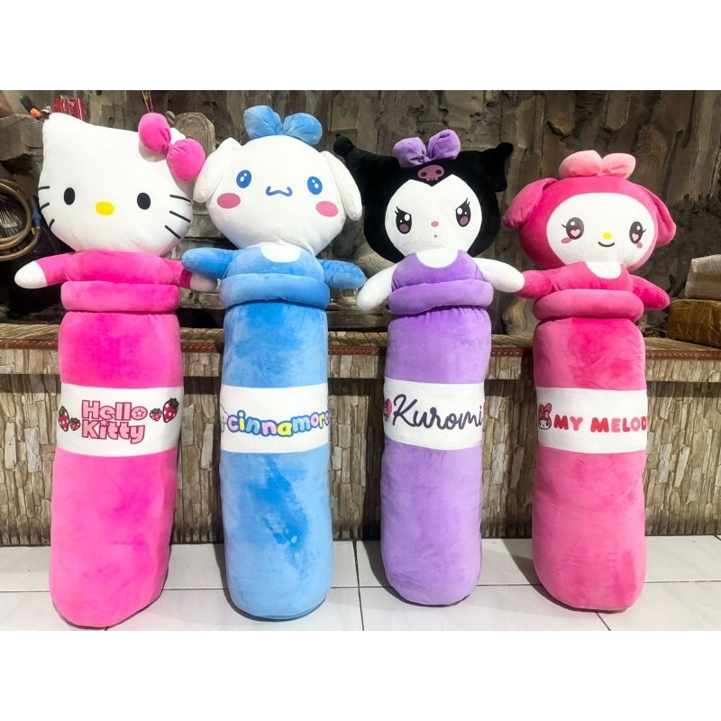 Jual Guling boneka doraemon hellokitty stitch miki mini besar jumbo ...