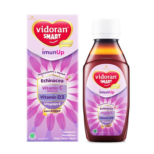 Jual VIDORAN SMART IMUNUP ANGGUR SYRUP 100ML (8999908866905) | Shopee ...