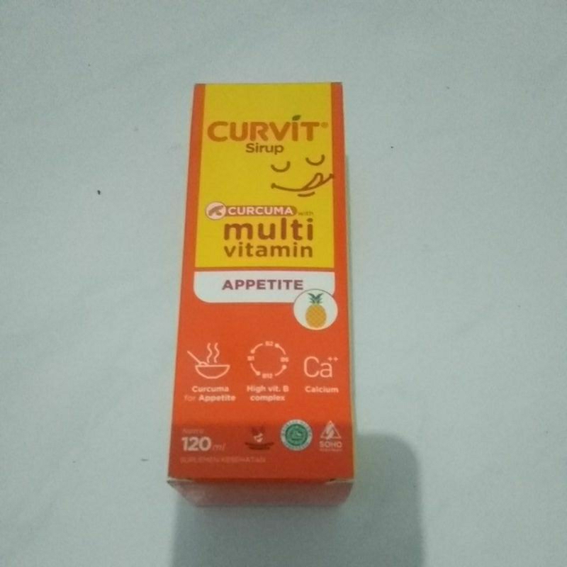 Jual Curvit sirup multi vitamin syrup Curvit 120 ml | Shopee Indonesia