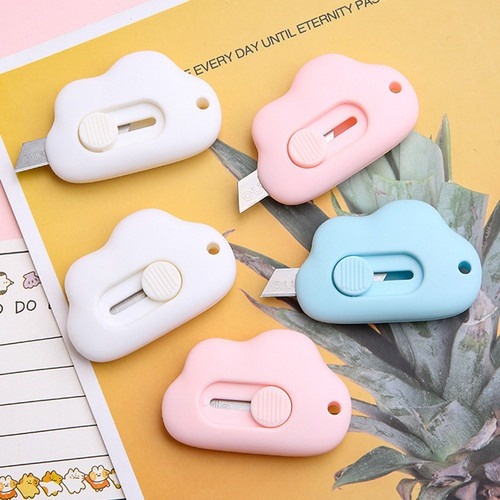 Jual Pisau Cutter Mini Model AWAN & DOLPHIN Alat Bantu Potong Kertas ...