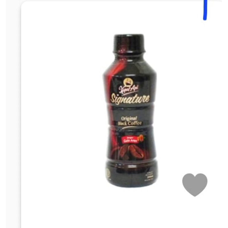 Jual Kapal api signature original black coffee 200ml | Shopee Indonesia