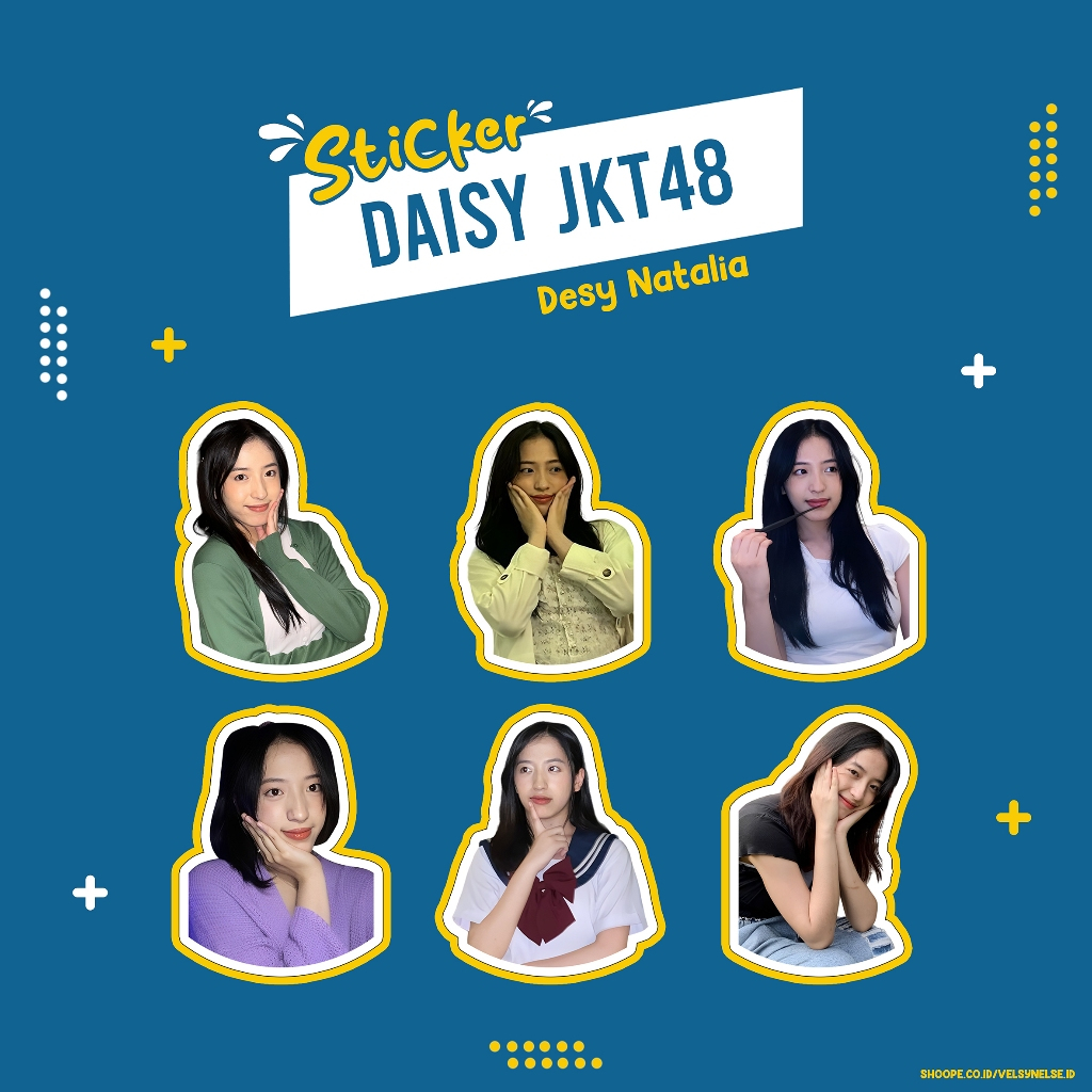 Jual [ ISI 6 ] Sticker Pack JKT48 Lucu Aesthetic High Quality | Shopee ...