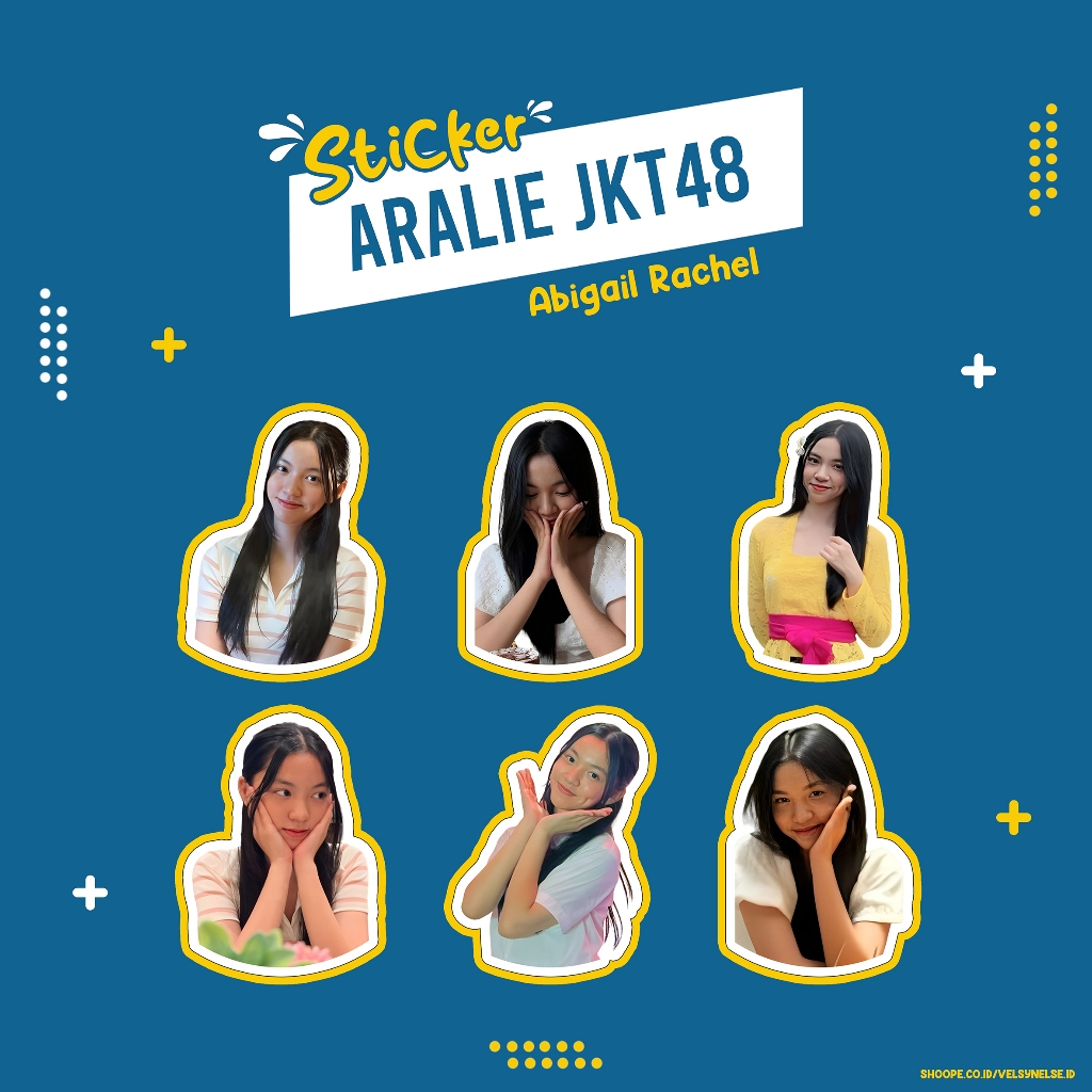 Jual [ ISI 6 ] Sticker Pack JKT48 Lucu Aesthetic High Quality | Shopee ...