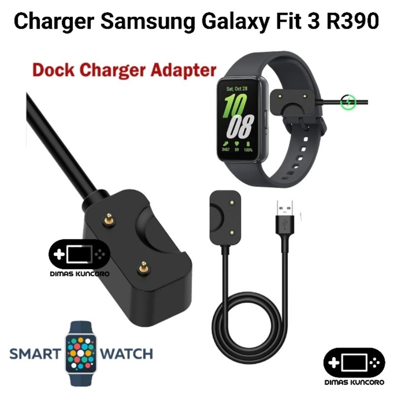 Jual Charger Samsung Galaxy Fit 3 R390 charging kabel usb watch fit3 sm ...