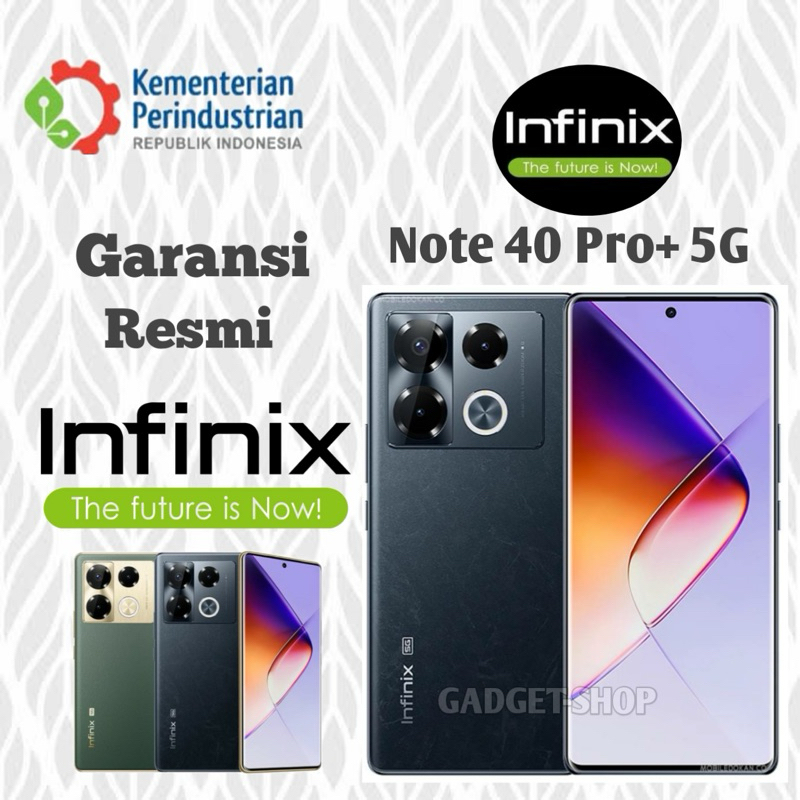 Jual Infinix Note 40 Pro Plus+5G 12GB+ 256GB Dimensity 7020 5G Charger 100W 108 Mega pixels 4600 ...