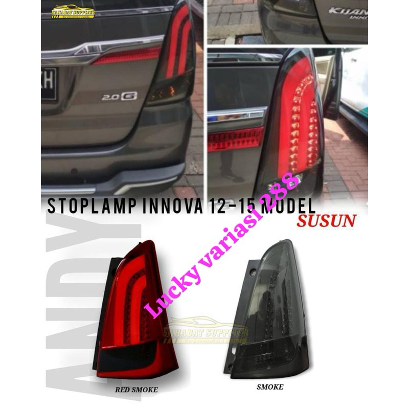 Jual LAMPU STOP STOP LAMP INNOVA 2004-2015 LIGHT BAR ALL SMOKE | Shopee ...