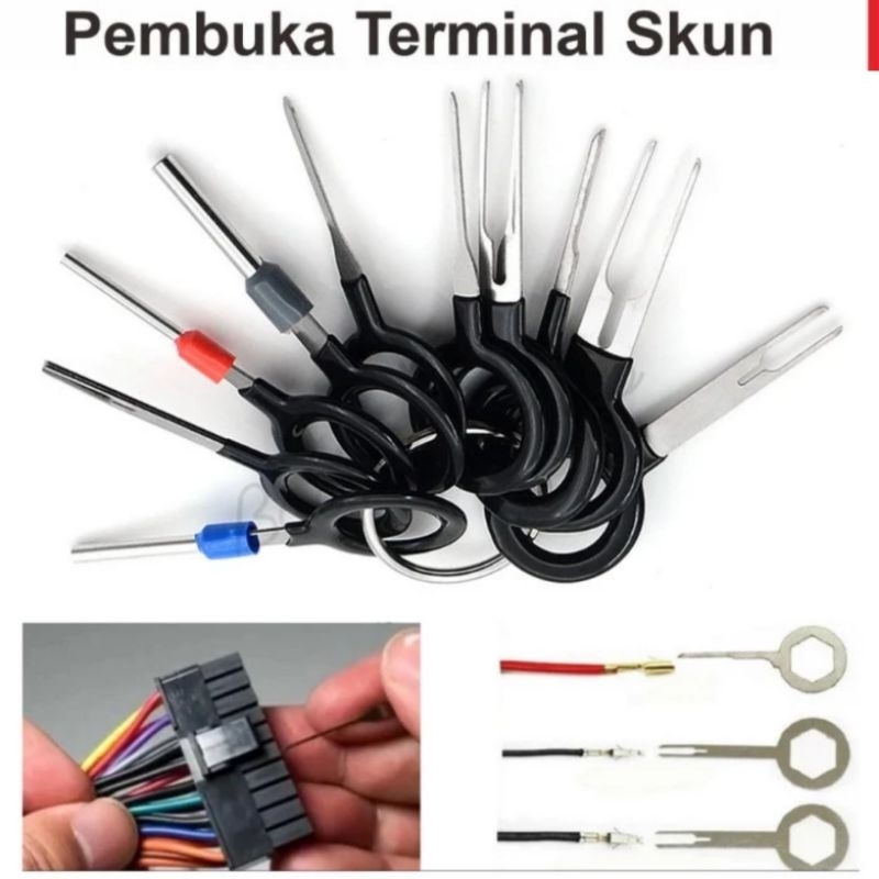 Jual 18Pcs Alat Pelepas Pin Soket Skun Tools Pin Extractor Kit | Shopee ...