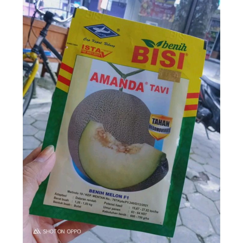 Jual Benih Melon Madu Amanda Tavi F1 isi 550 butir Kadaluarsa 2025 ...