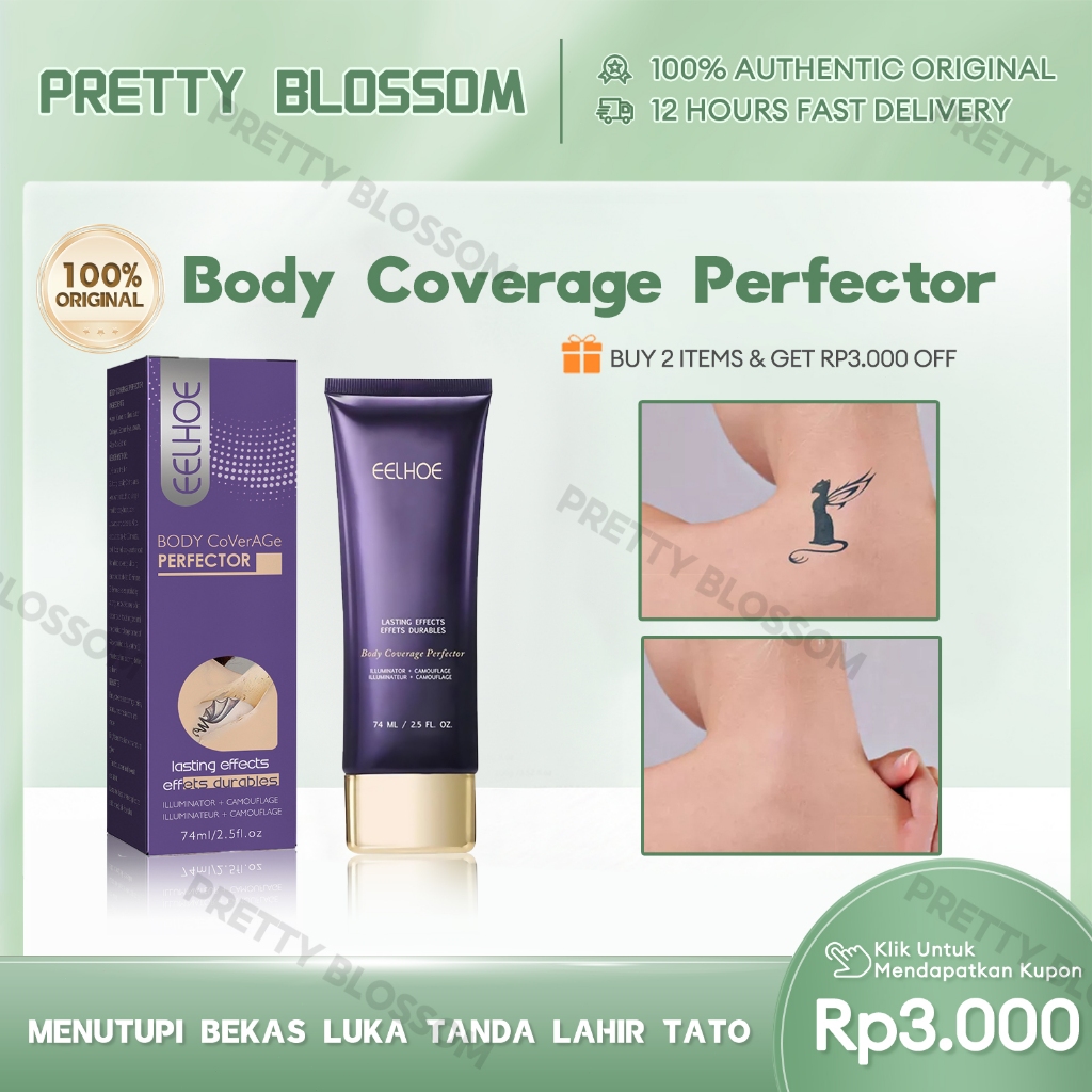 Jual EELHOE Body Coverage Perfector Penutup Tato Warna Kulit Concealer ...