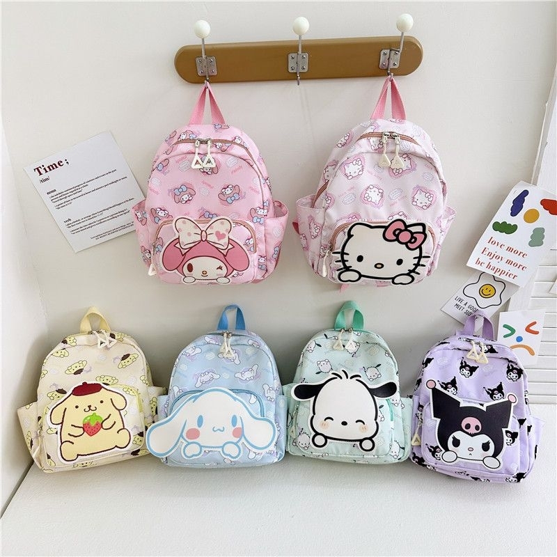 Jual Tas Sekolah Anak Tk Paud SD/ Tas Ransel Backpack Karakter Sanrio Cinamoroll kuromi Melodi ...
