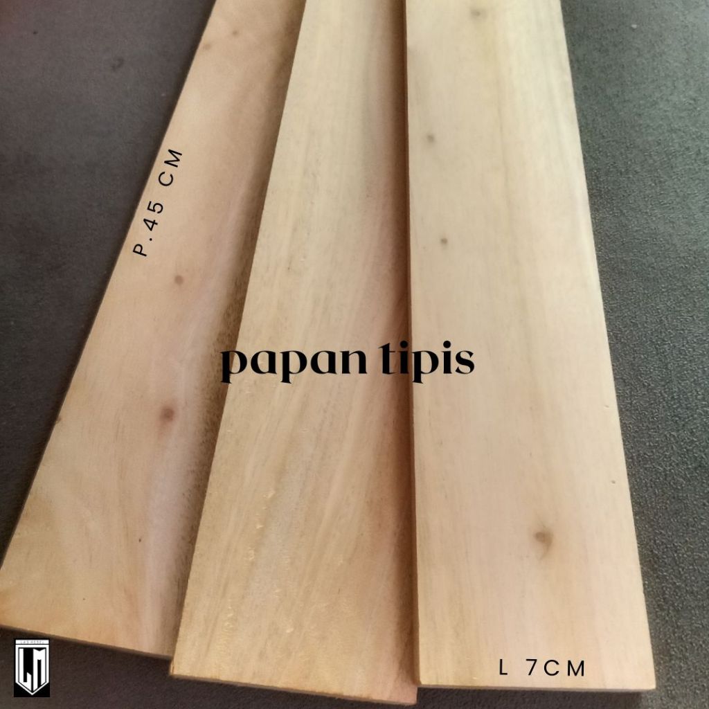 Jual Kayu papan tipis/Tebok sangkar Panjang 45 cm,Lebar 7cm,Tebal 9mm ...
