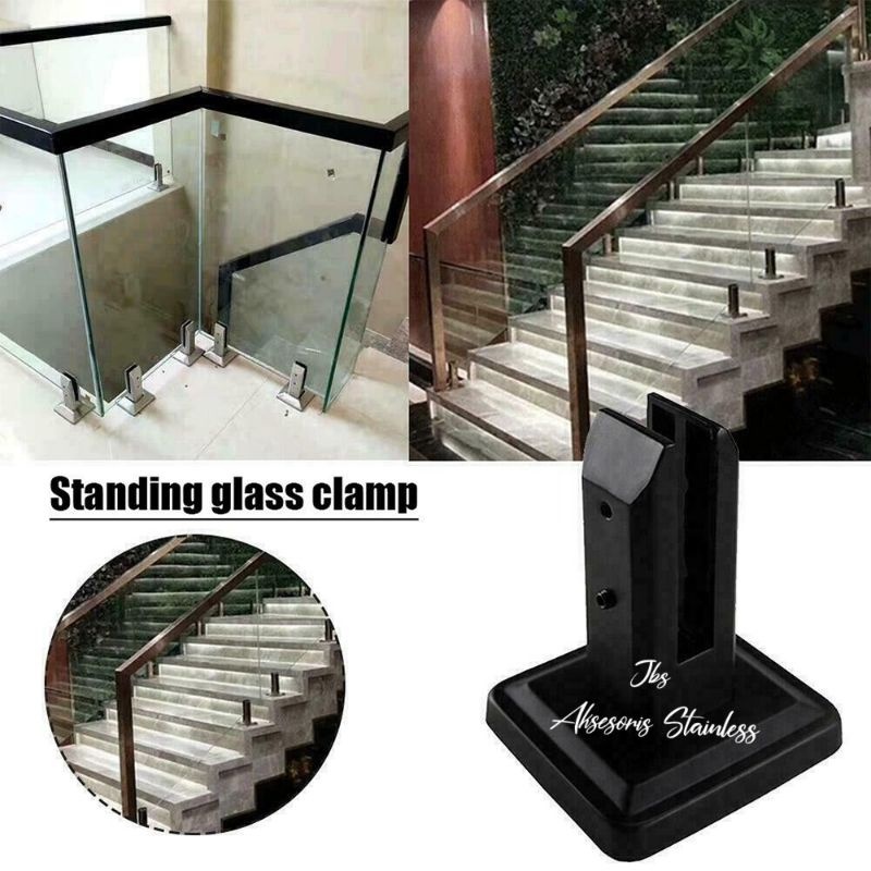 Jual 304 Glass Clip Stainless Penjepit Kaca Spigot Baja Tahan Karat ...