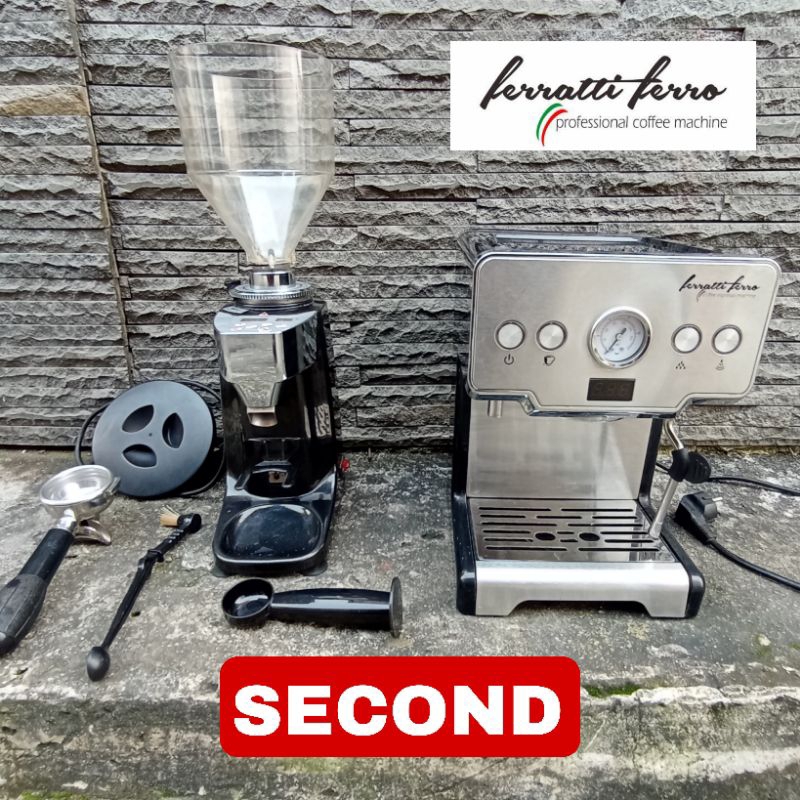 Jual MESIN KOPI & GRINDER SECOND Feratti Ferro 1 PAKET Dengan Grinder ...