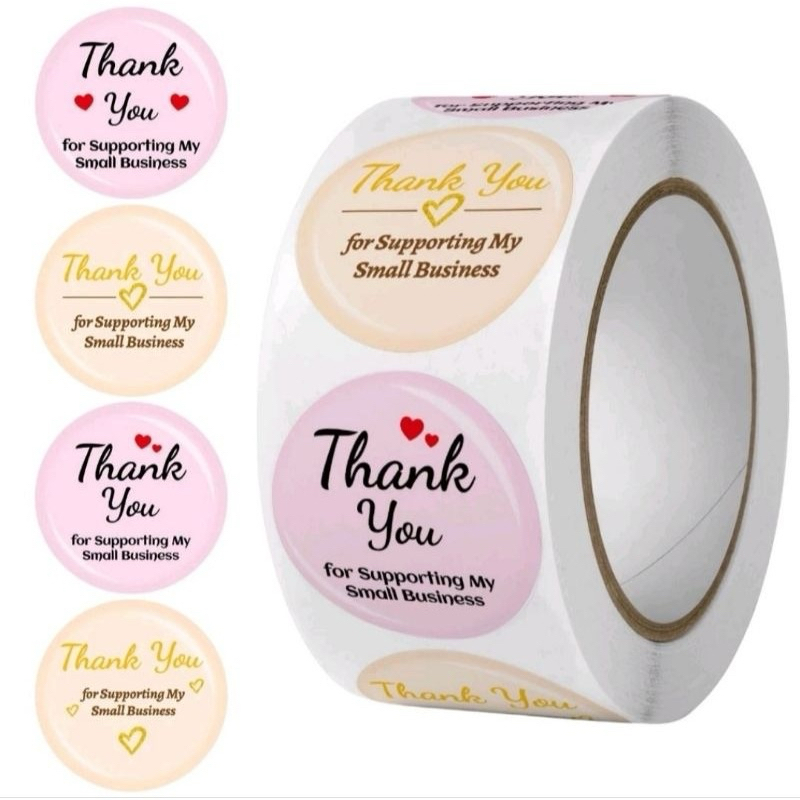 Jual stiker thank you 200 pcs | Shopee Indonesia