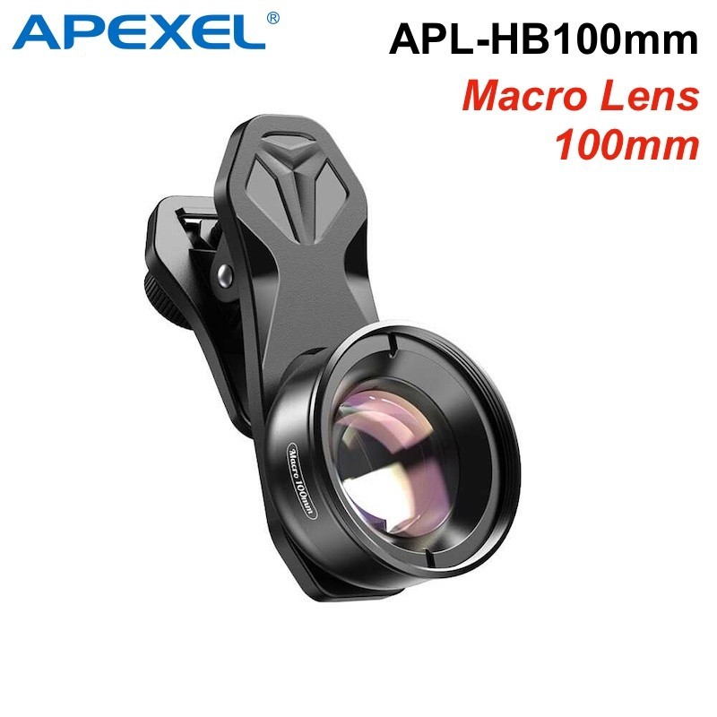 Jual APEXEL APL-HB100mm HD Optic 100mm Super Macro Lens Camera & Phone ...