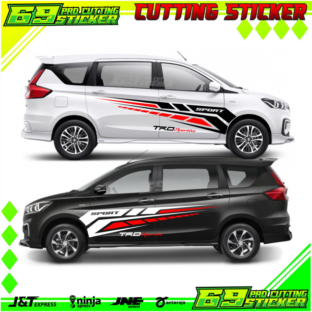 Jual sticker mobil stiker mobil sticker mobil suzuki ertiga lama ...