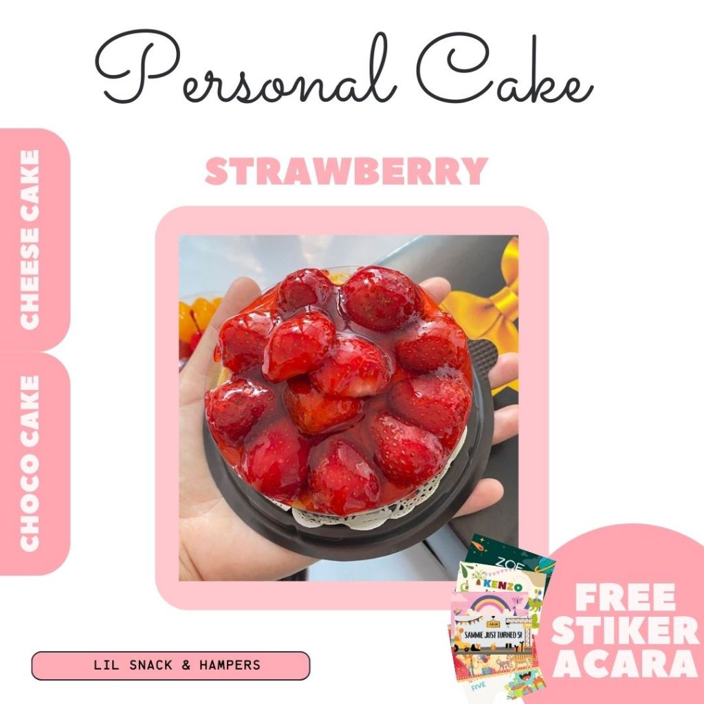 Jual LILSNACK - Kue Ulang Tahun Ultah Mini Tart Personal Brownies Choco ...