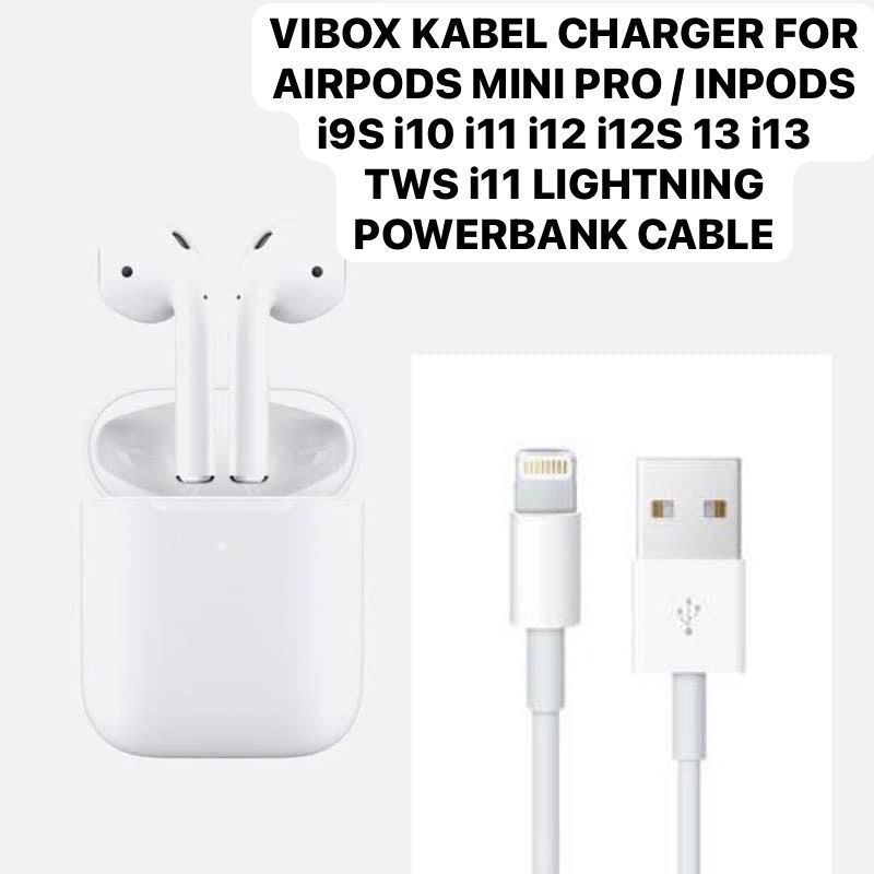 Jual KABEL CHARGER INPODS i9S i10 i11 i12 i12S 13 i13 TWS i11 LIGHTNING ...