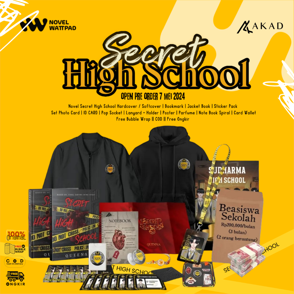 Jual Novel Secret High School + Queena Penerbit Akad novelwattpad ...