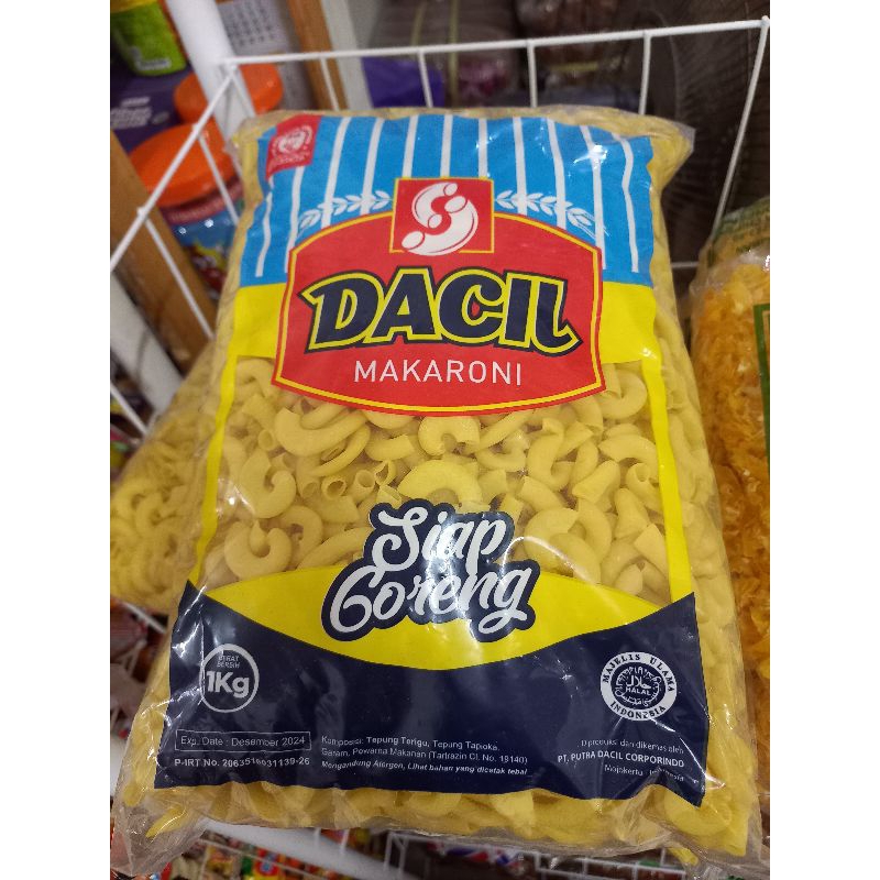 Jual DACIL MAKARONI SIAP GORENG PIPA| MAKARONI BANTAT 1KG | Shopee ...